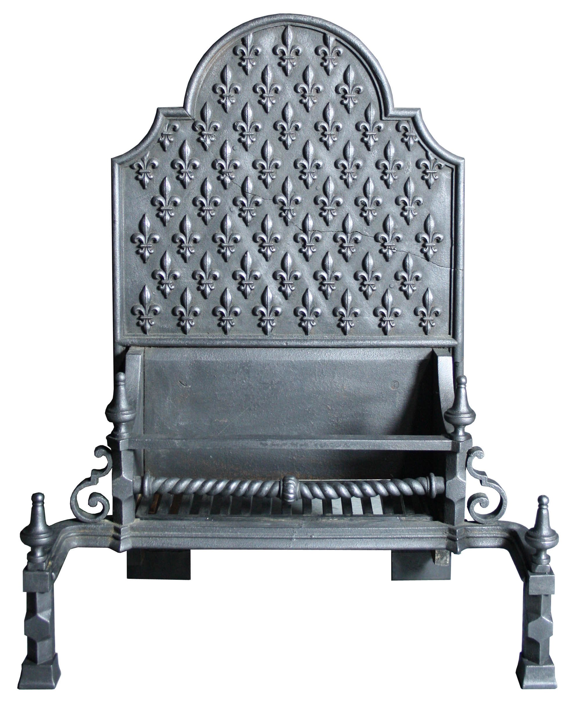 Large Baroque Style Victorian Fire Grate - UK Heritage