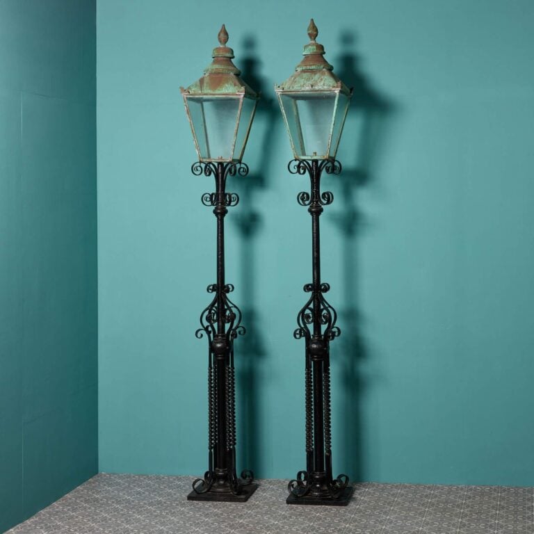 Antique Reclaimed Victorian Lamp Posts - UK Architectural Heritage