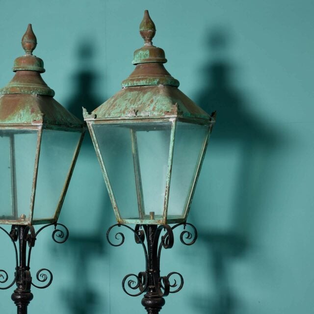 Antique Reclaimed Victorian Lamp Posts - UK Architectural Heritage