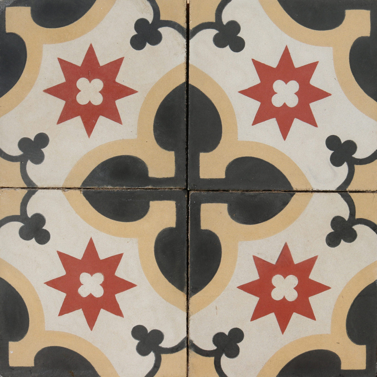 Reclaimed Patterned Encaustic Tiles 0.8 m2 (8.6 sq ft) - UK ...