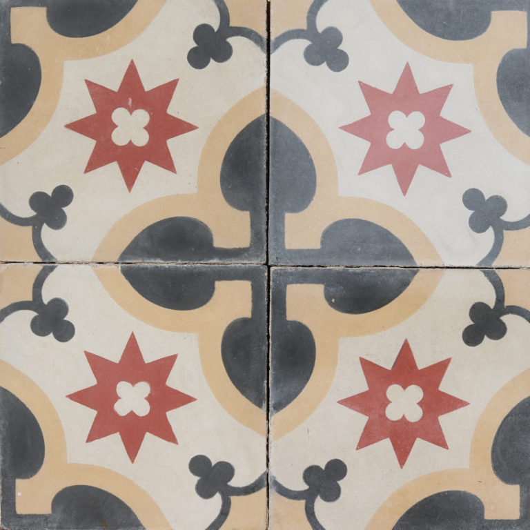 Reclaimed Patterned Encaustic Tiles 0.8 m2 (8.6 sq ft) - UK ...