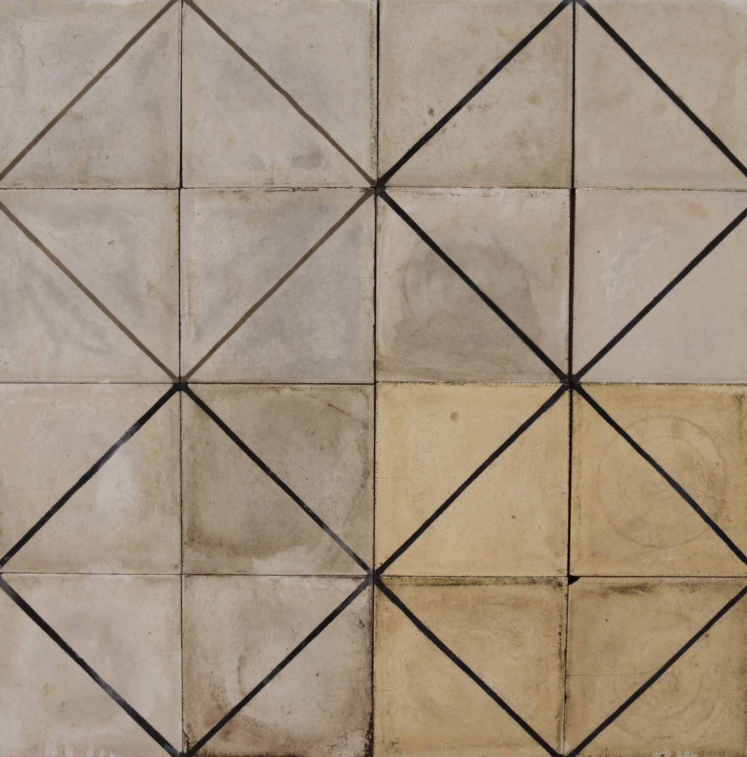 Reclaimed Cement Patterned Floor or Wall Tiles - UK Architectural Heritage