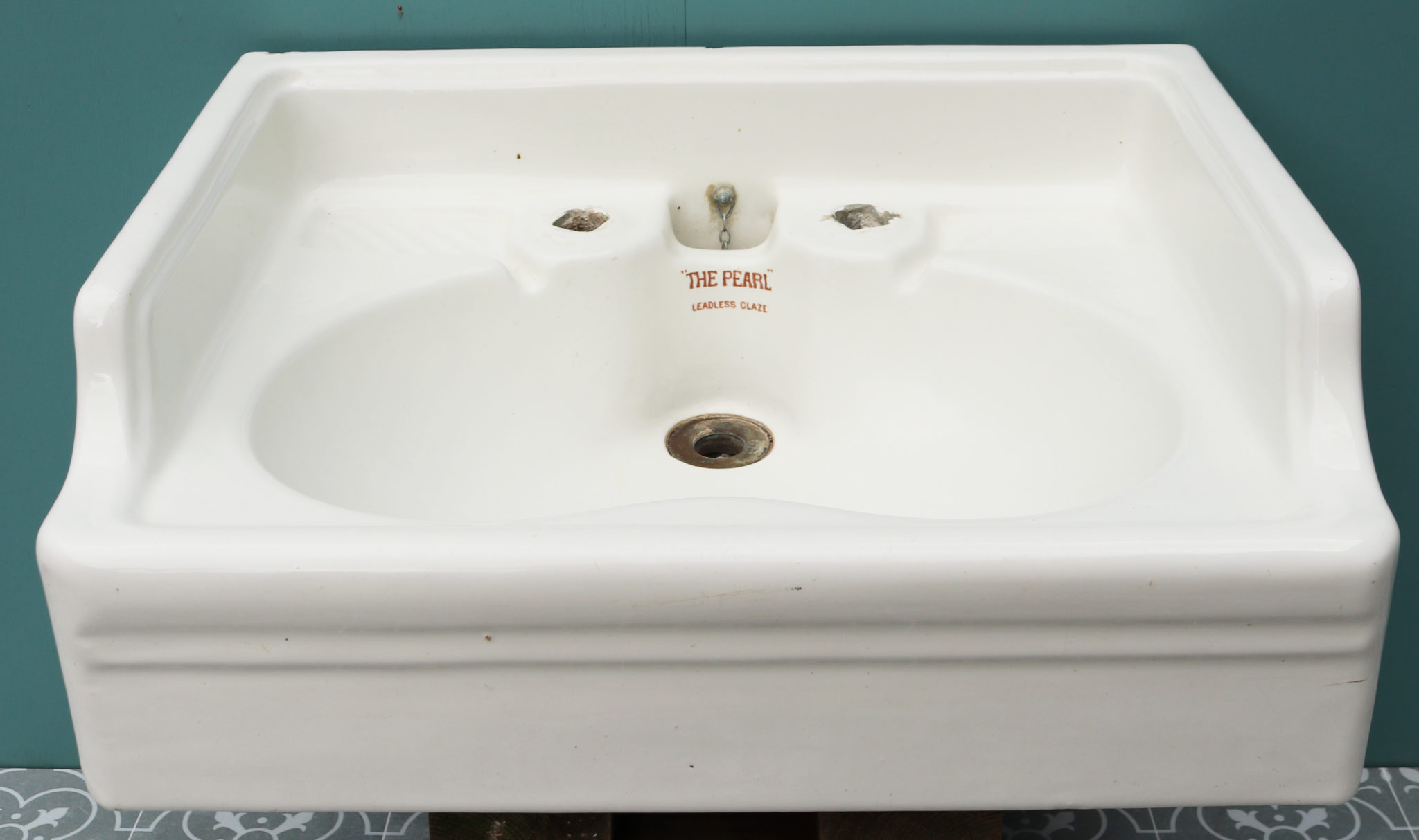 A Reclaimed Bathroom Sink or Basin 'The Pearl' - UK Architectural Heritage