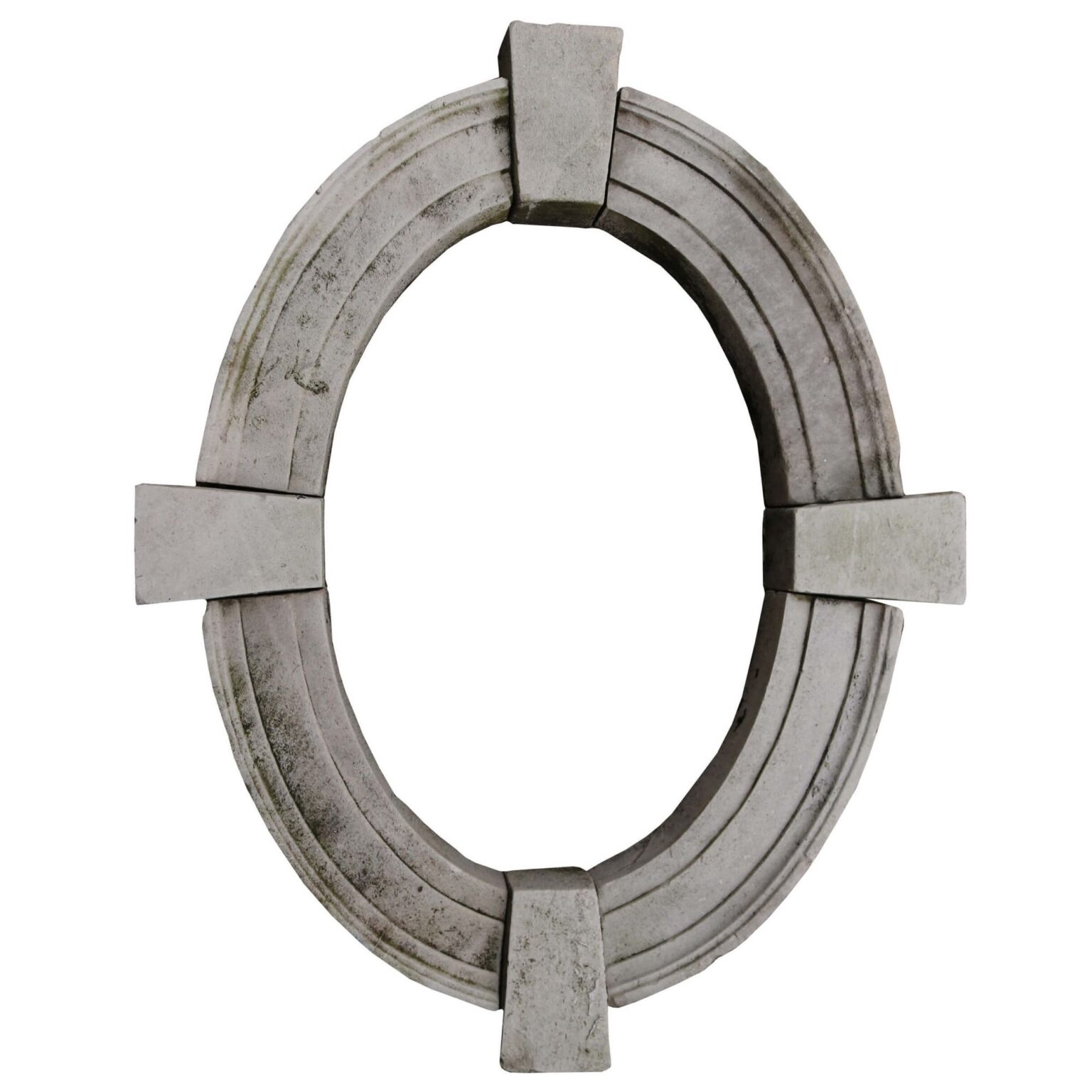 Reclaimed Portland Stone Oval Window - UK Architectural Heritage
