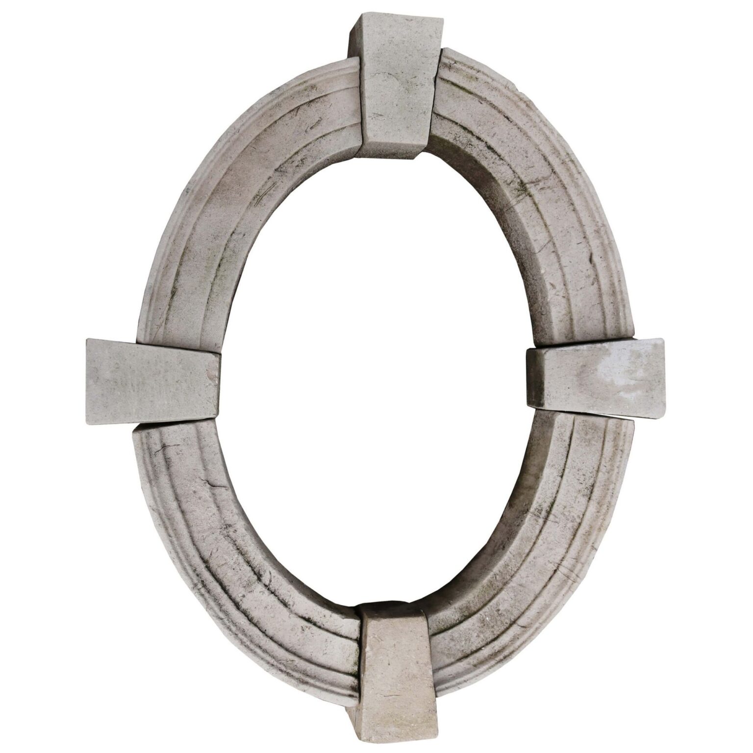 A Reclaimed Oval Portland Limestone Window - UK Architectural Heritage