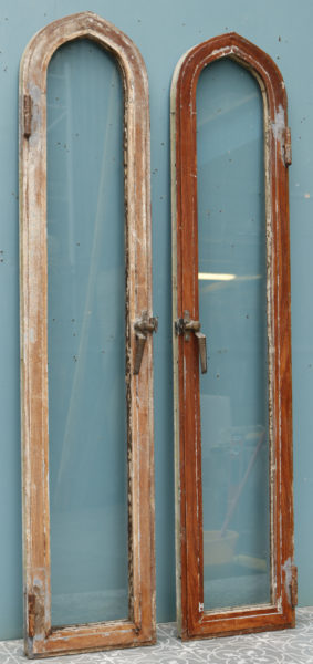 Two Antique Lancet Windows - UK Heritage