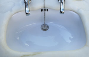 Art Deco Alabaster Sink with Stand - UK Architectural Heritage | Shop Now