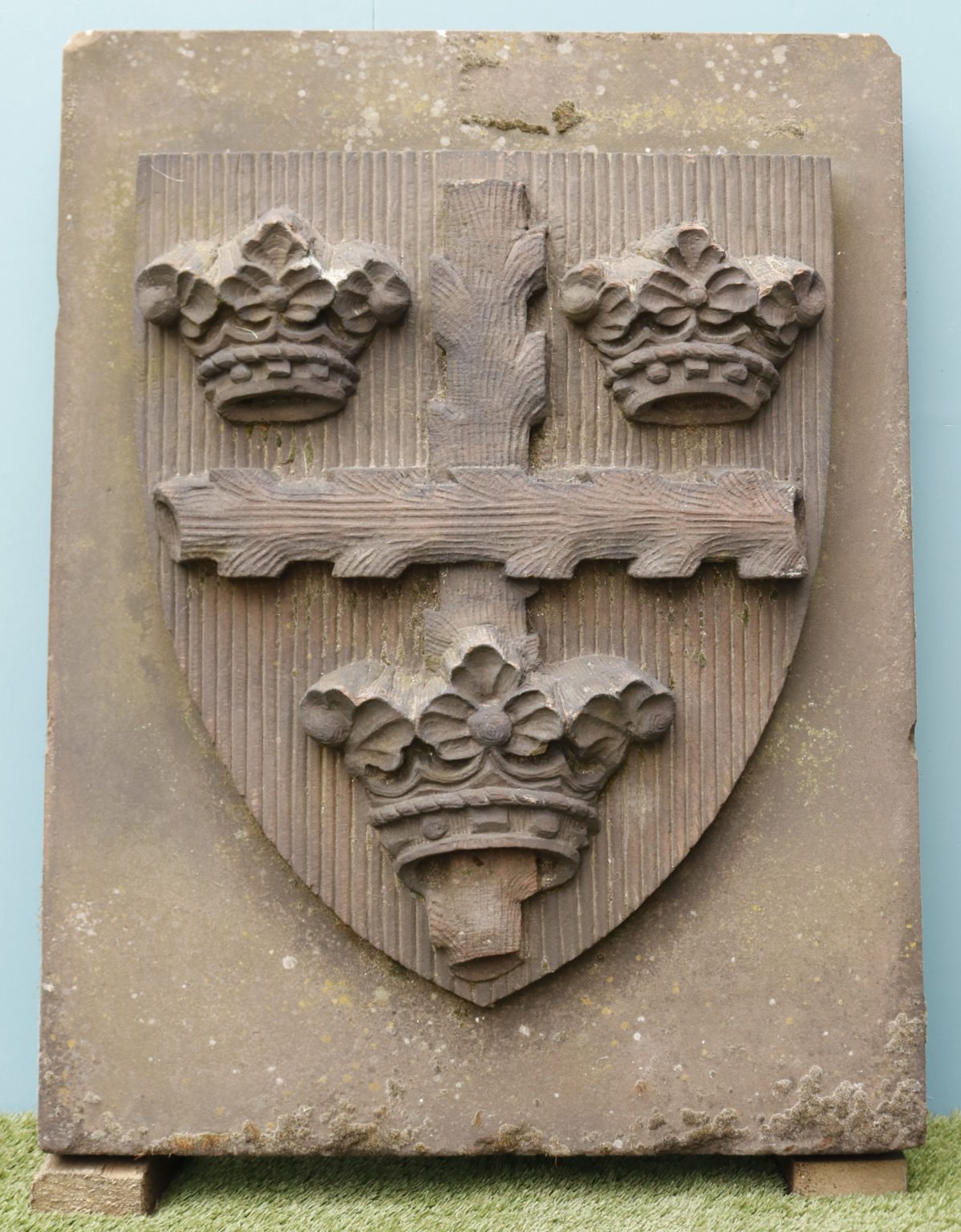 A Large Carved Stone Crest or Coat of Arms - UK Architectural Heritage