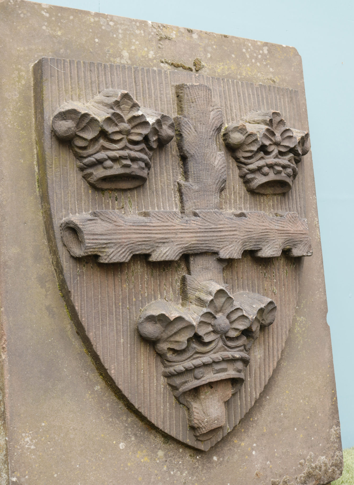 A Large Carved Stone Crest or Coat of Arms - UK Architectural Heritage