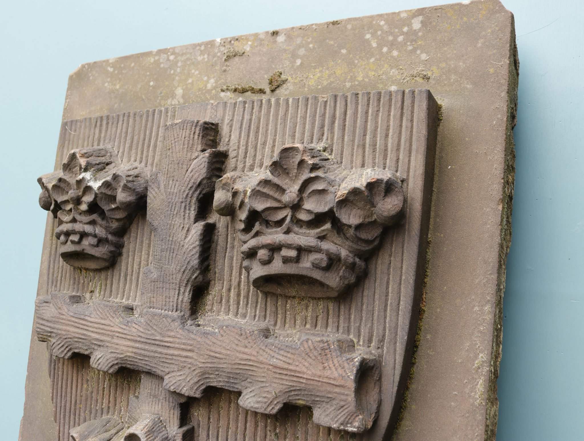 A Large Carved Stone Crest or Coat of Arms - UK Architectural Heritage