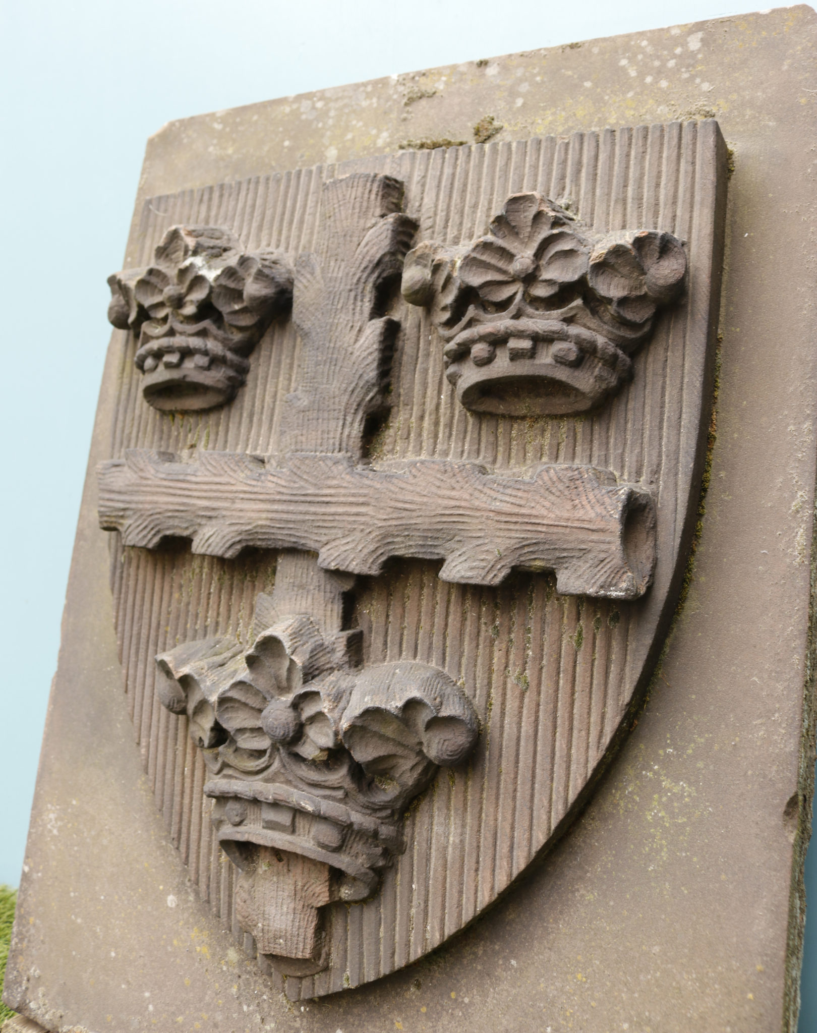 A Large Carved Stone Crest or Coat of Arms - UK Architectural Heritage