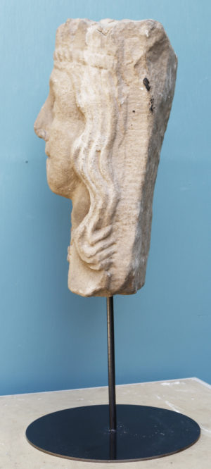 An English Medieval Carved Stone Head - UK Heritage