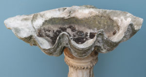 Pair of Victorian Clam Shell Planters or Fountains - UK Heritage