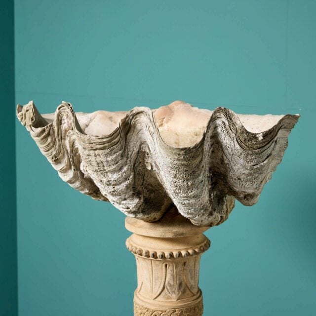 Pair of Victorian Clam Shell Planters or Fountains - UK Architectural ...