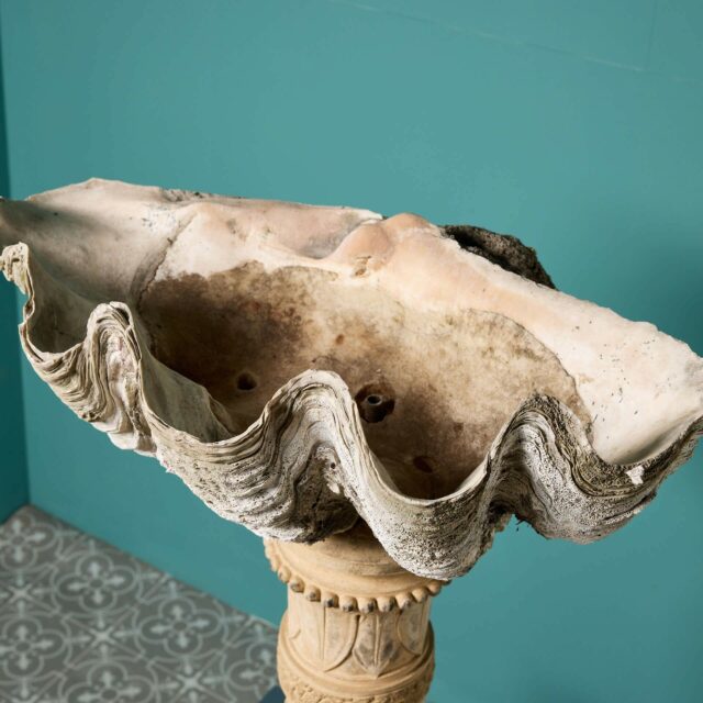 Pair of Victorian Clam Shell Planters or Fountains - UK Architectural ...