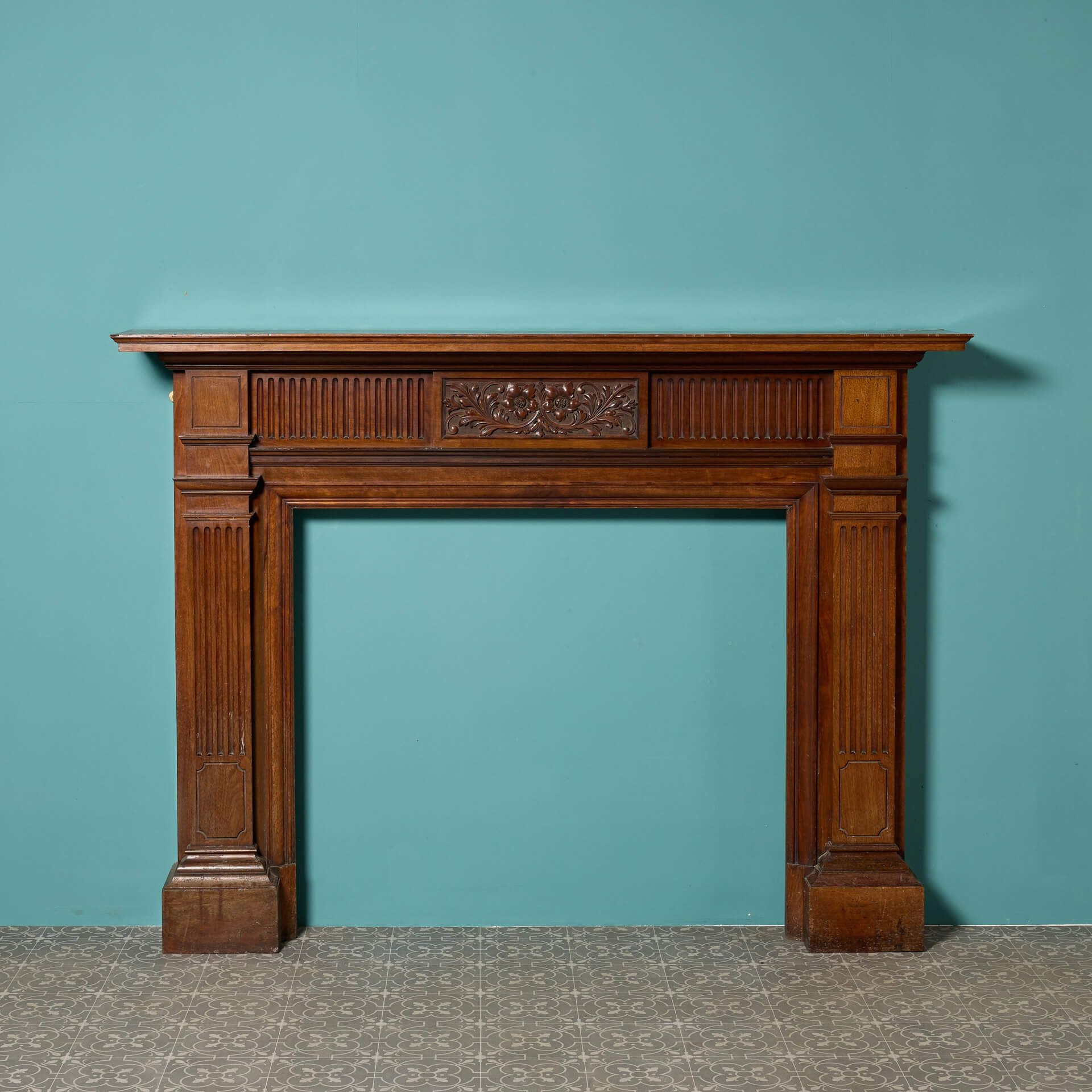 Antique Victorian Carved Timber Fire Surround | UK Architectural Heritage