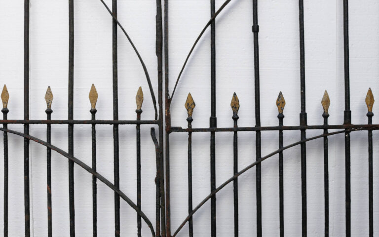Set of Georgian Wrought Iron Driveway Gates 312.5 cm (10’2”) - UK ...