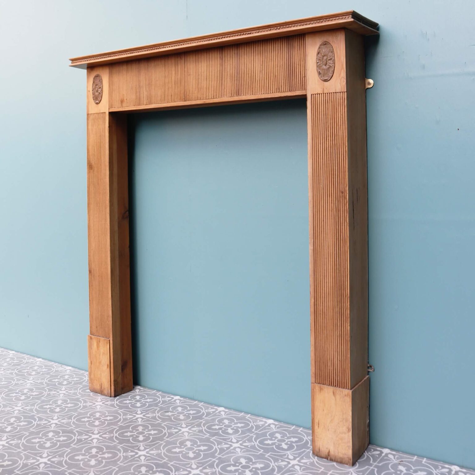 Reclaimed Victorian Wooden Fire Surround - UK Architectural Heritage