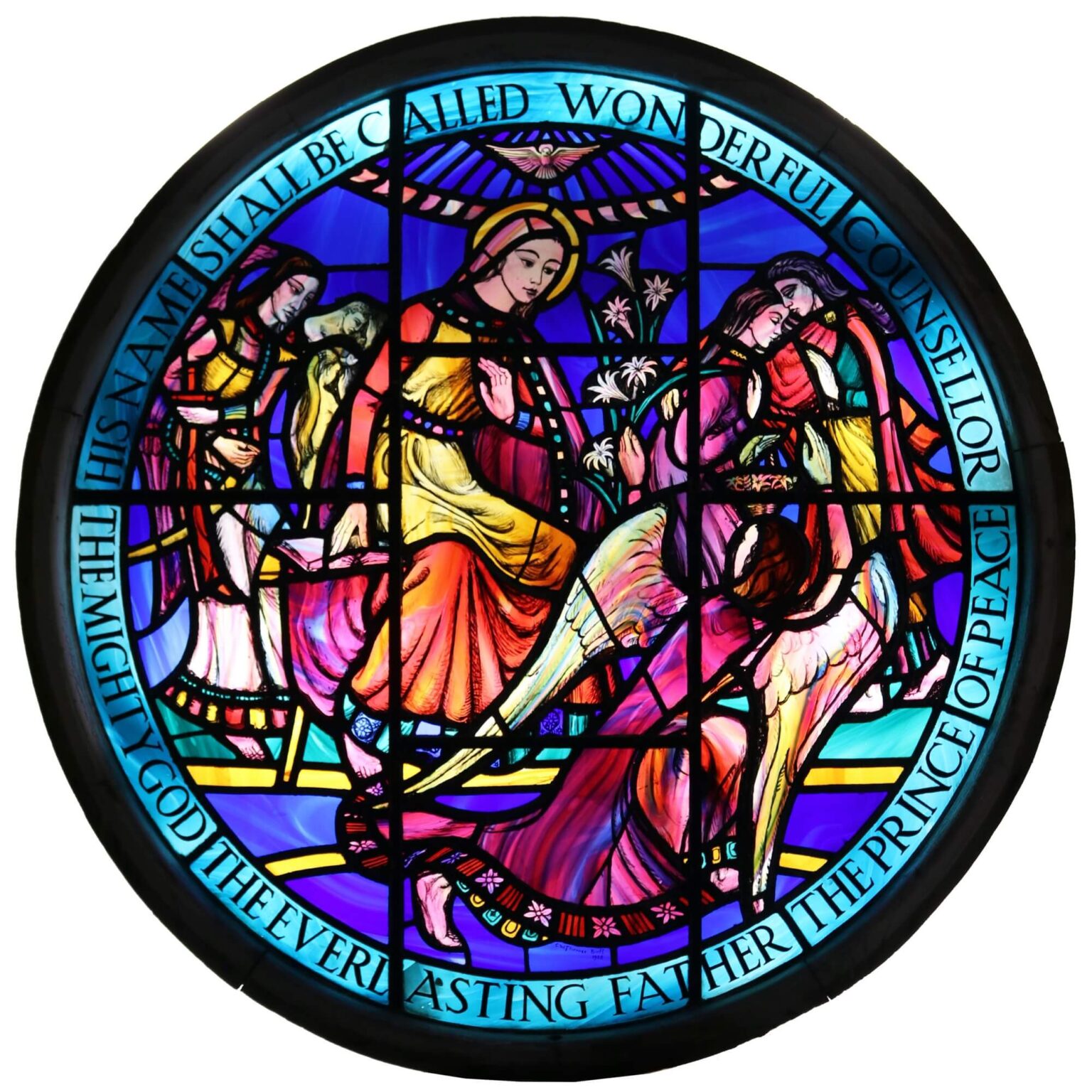 Ecclesiastical Round Stained Glass Church Window - UK Architectural ...
