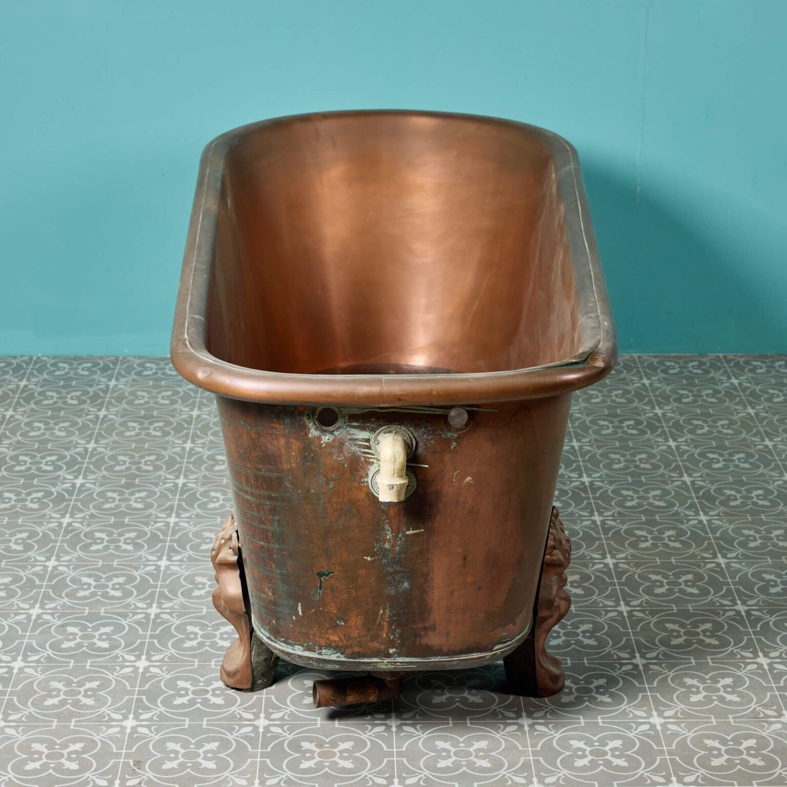 Antique Copper Roll Top Bathtub by Ewart & Son - UK Architectural Heritage