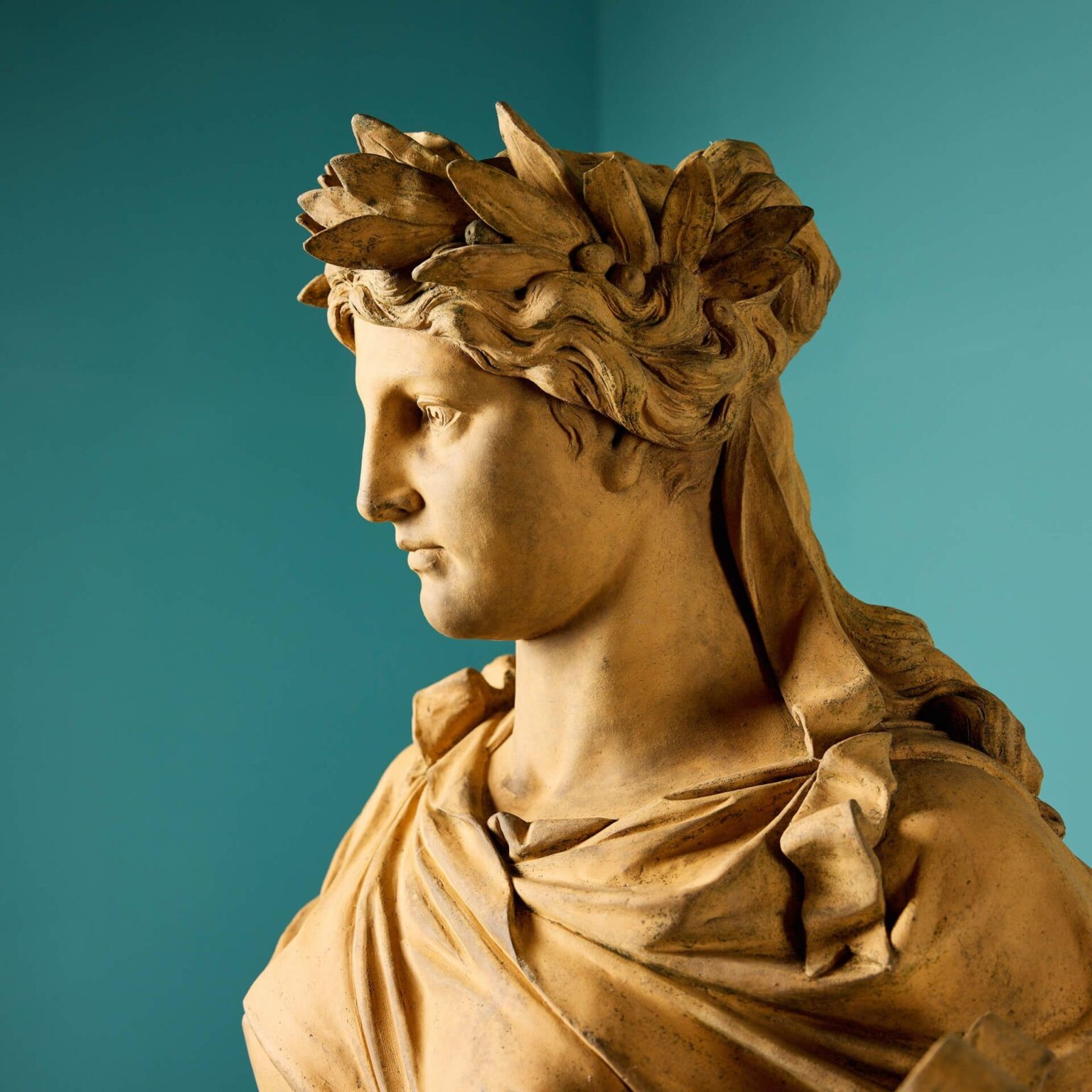 Life-size Terracotta Erato Statue, One of the 9 Greek Muses - UK ...
