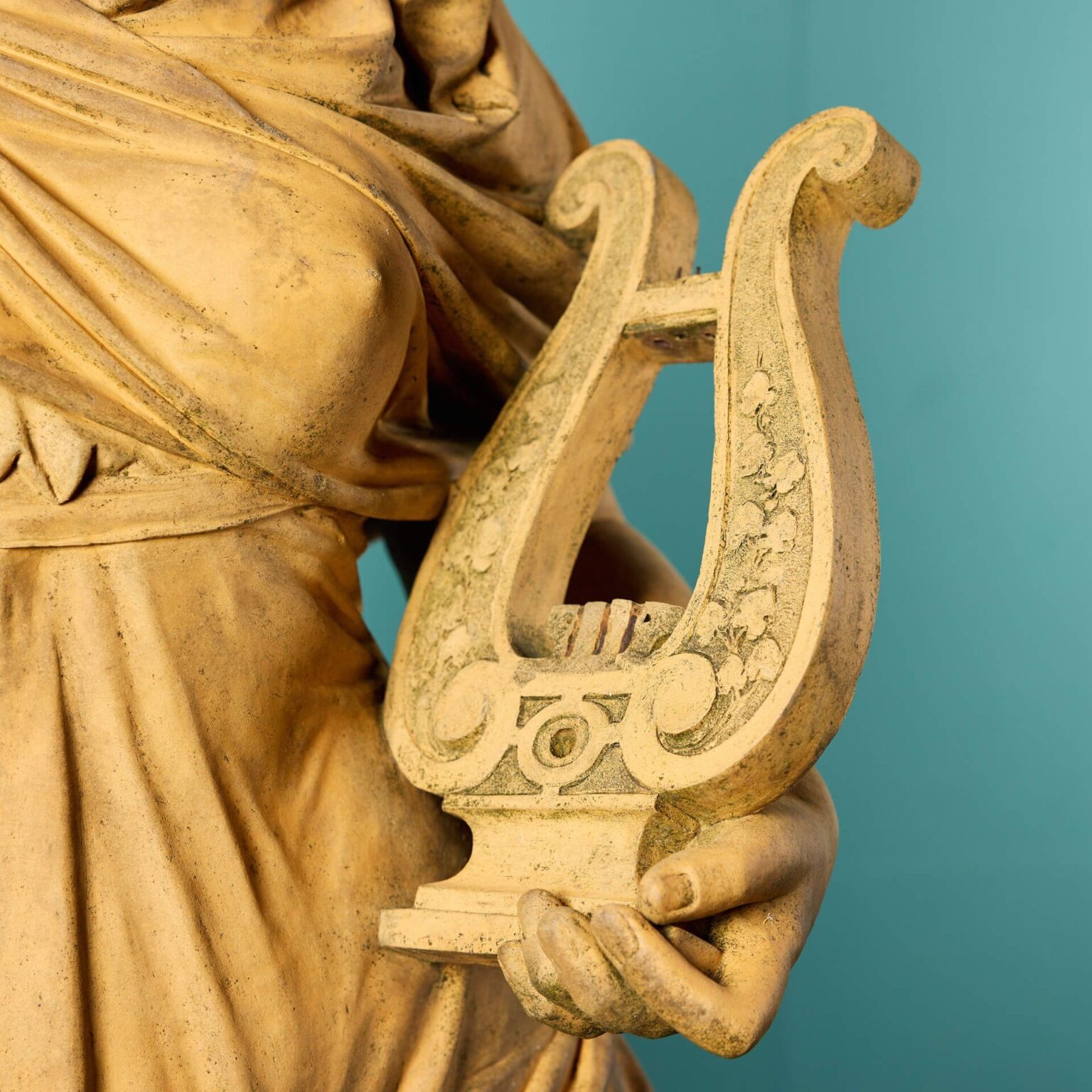 Life-size Terracotta Erato Statue, One of the 9 Greek Muses - UK ...