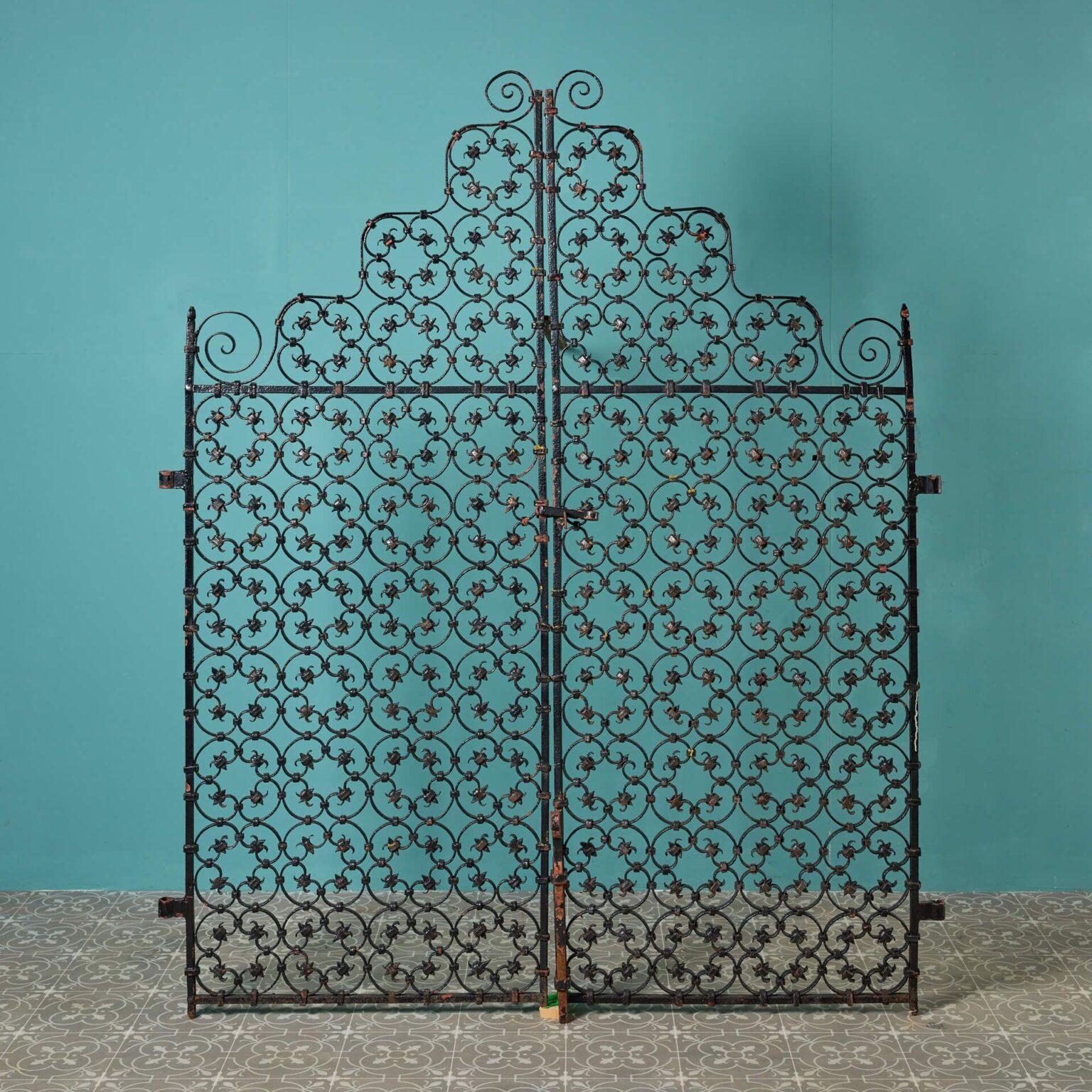 Set of Edwardian Wrought Iron Garden Gates - UK Architectural Heritage