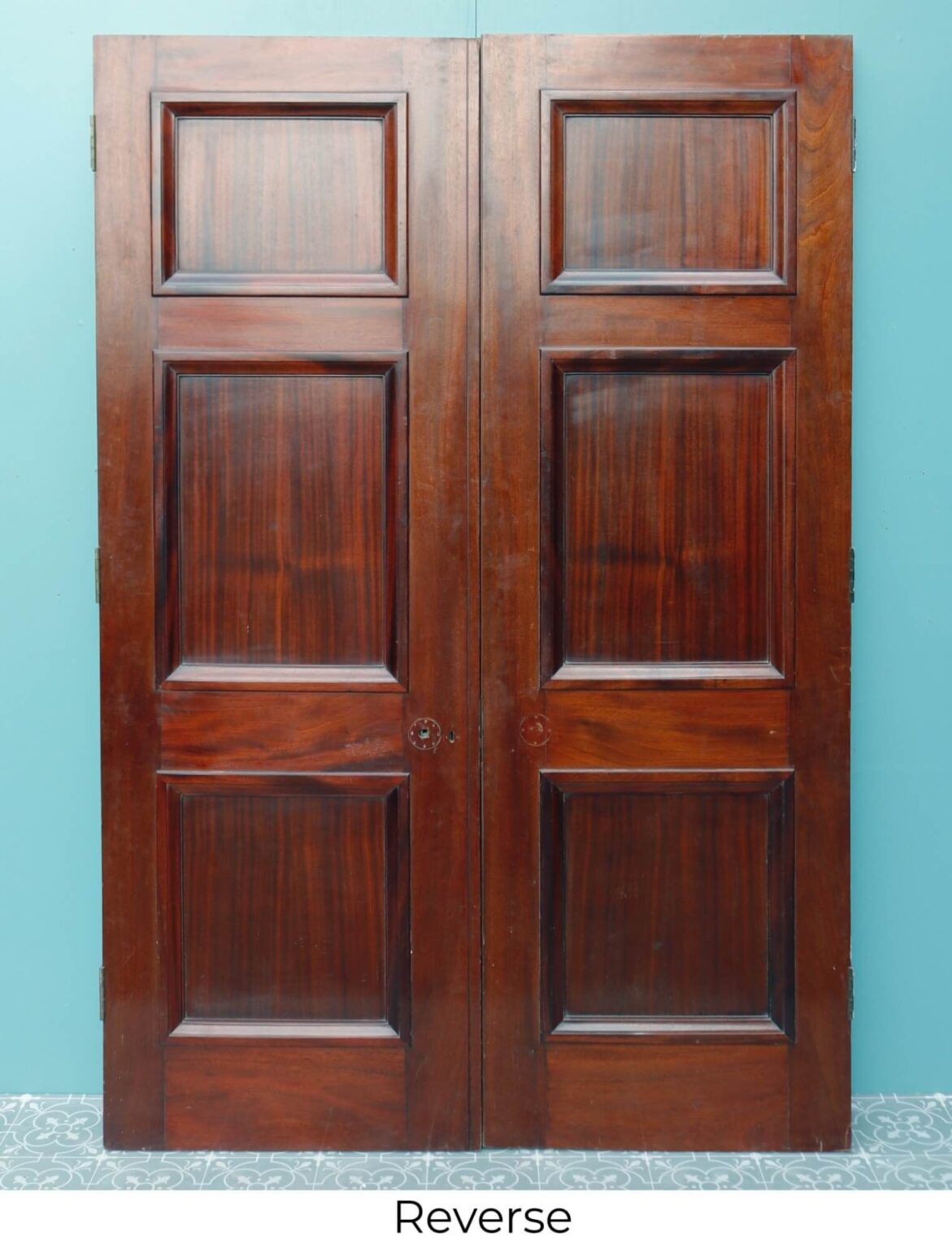 Set of Reclaimed Mahogany Internal Dividing Doors - UK Architectural ...