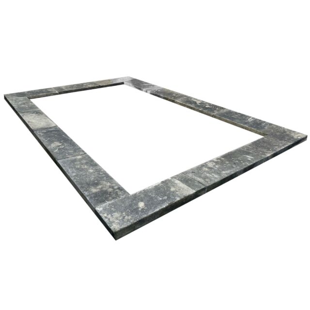 Large Reclaimed Rectangular Composition Stone Pond Surround - UK ...