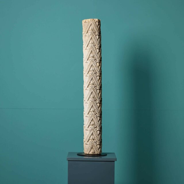 Coade Stone Style Column Fragment - UK Architectural Heritage