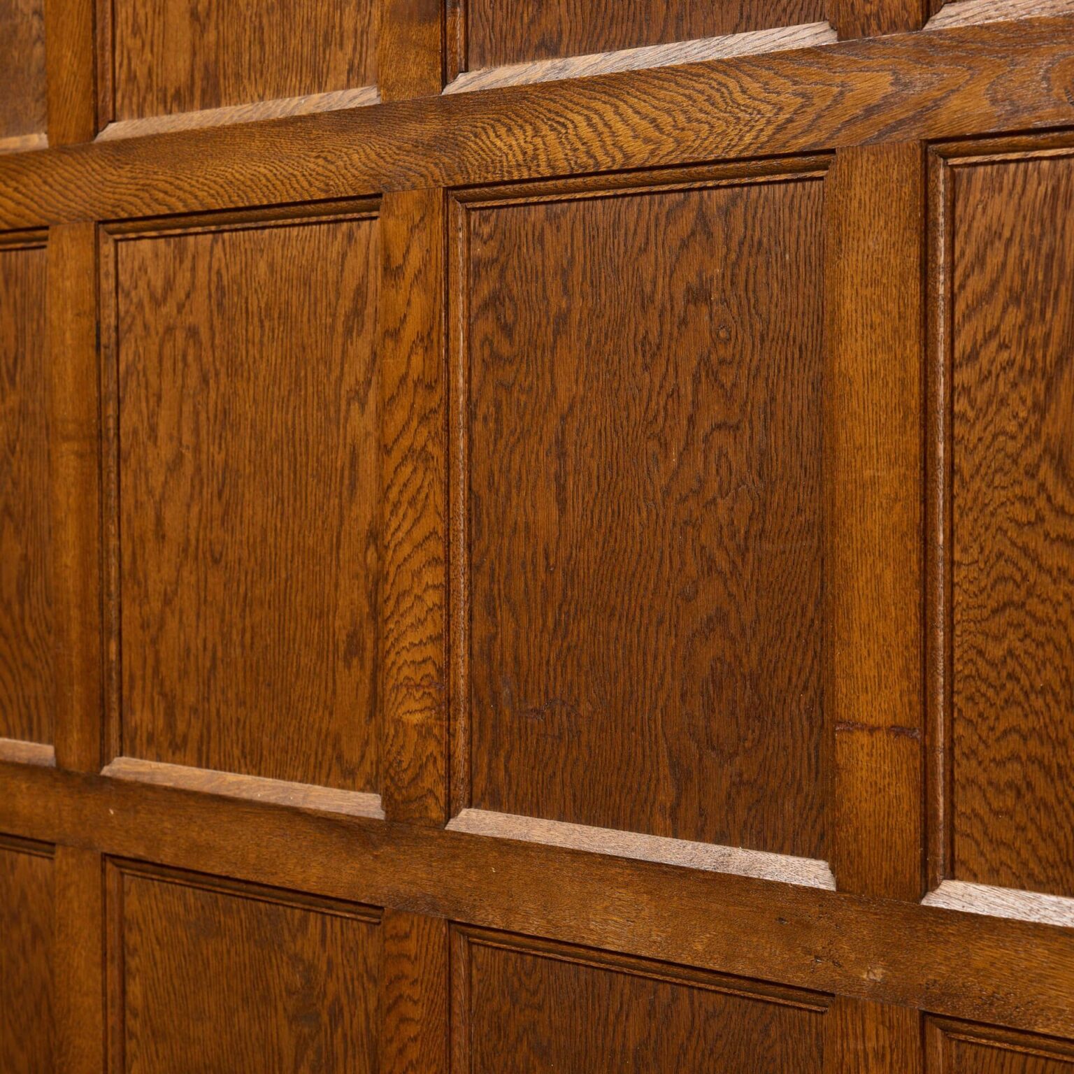 9m Run of Full Height Reclaimed Oak Wall Panelling - UK Architectural ...