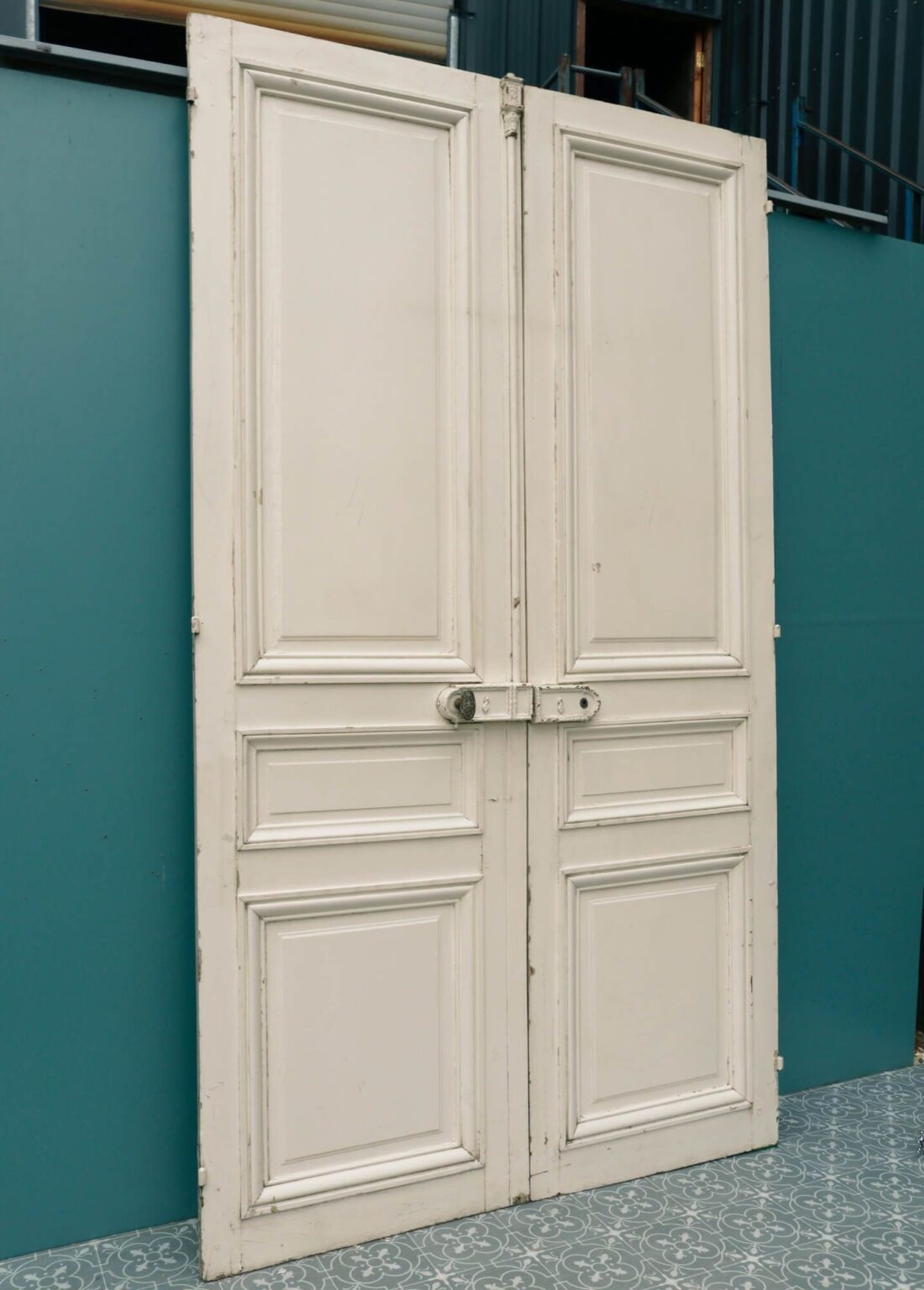 Tall Set of Louis XVI Style Antique Double Doors - UK Architectural ...