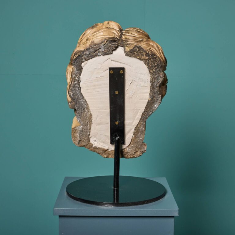 Antique Lipscombe & Co. Glazed Buff Terracotta Mask Head - UK ...