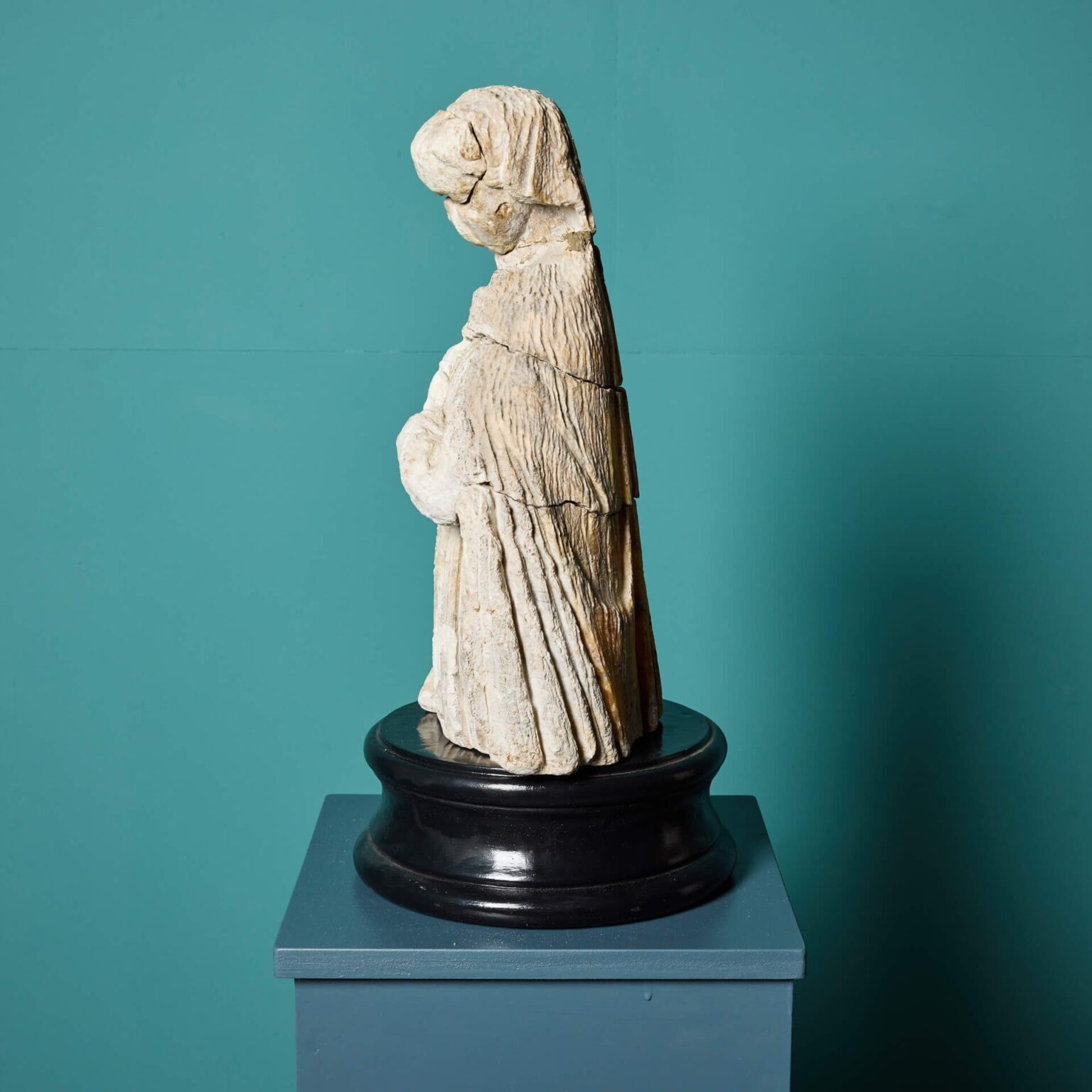 Medieval English Alabaster Statue - UK Architectural Heritage