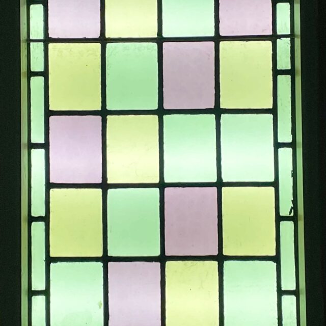 Large Reclaimed Stained Glass Chapel Window - UK Architectural Heritage