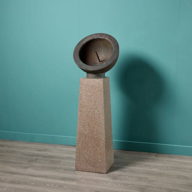 Mid Century Scaphe Copper Garden Sundial - UK Architectural Heritage