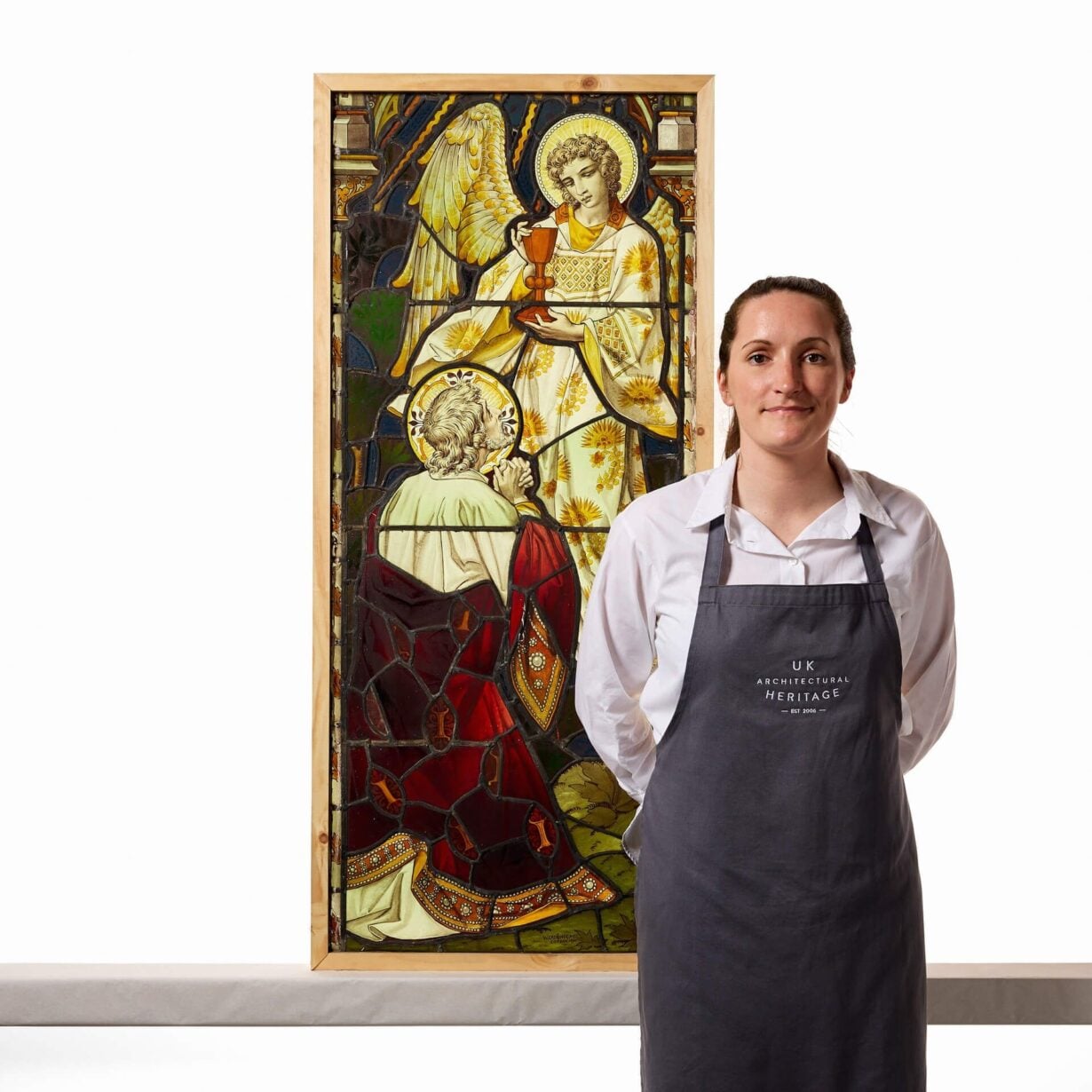 Large 19th Century Ecclesiastical Stained Glass Window | UK ...