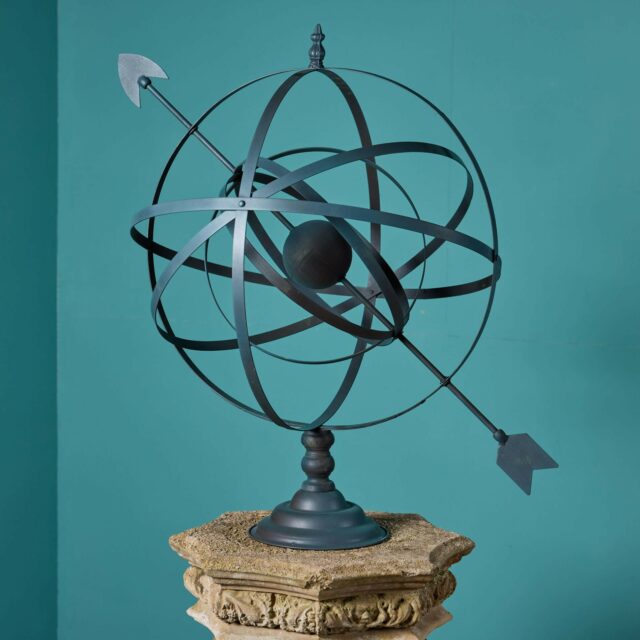 Austin & Seeley Gothic Style Armillary Sundial - UK Architectural Heritage