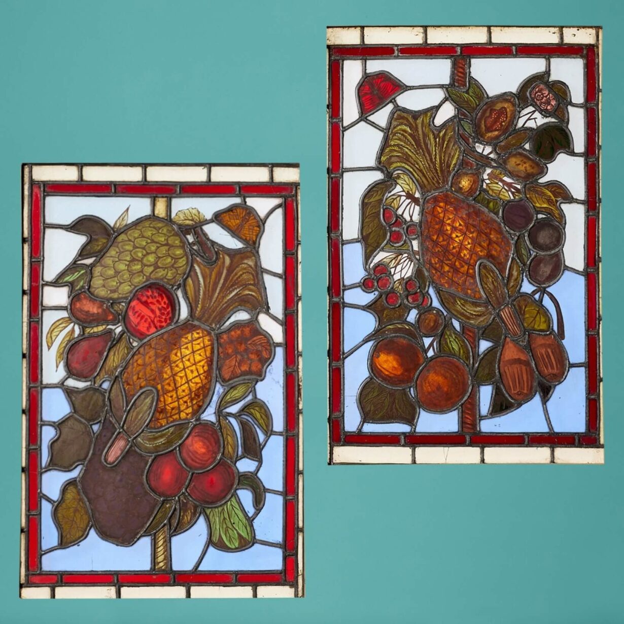 Set of 2 Reclaimed Astral Glazed Windows | UK Architectural Heritage