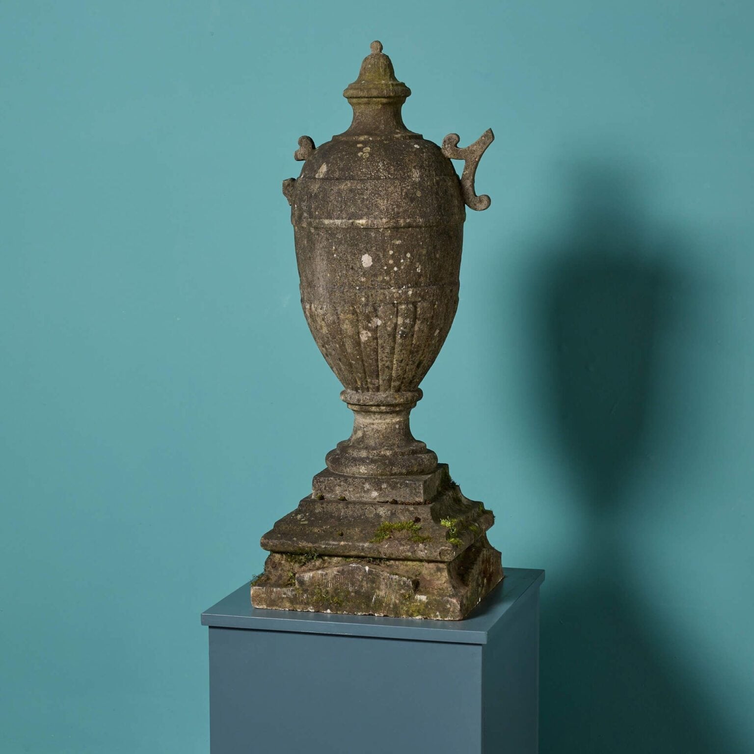 Weathered Antique Neoclassical Style Finial - UK Architectural Heritage