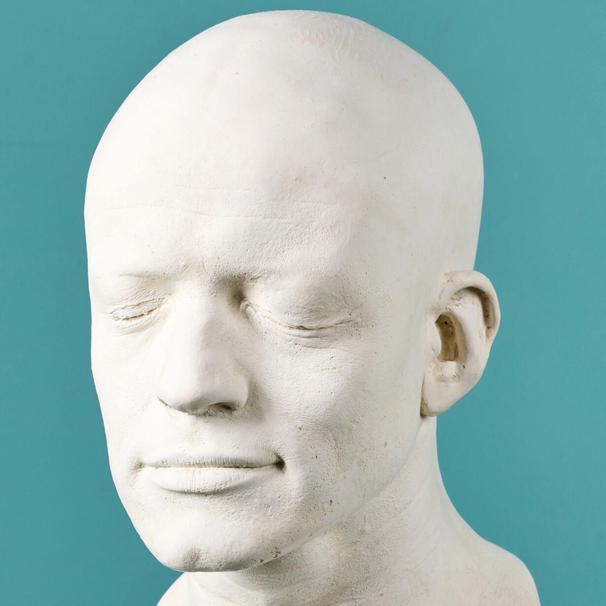 Plaster Life Face Cast of a Male Ex. Tucker Collection | UK ...