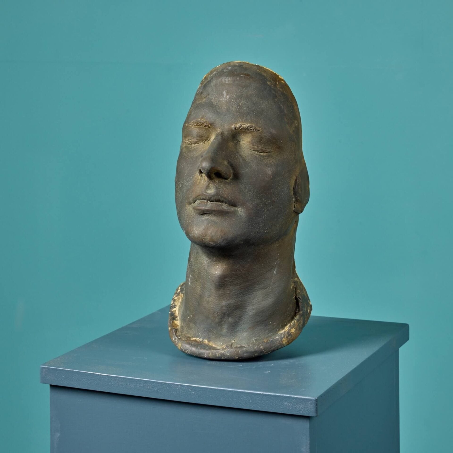 Bronzed Life Face Cast of a Male Ex. Tucker Collection | UK ...