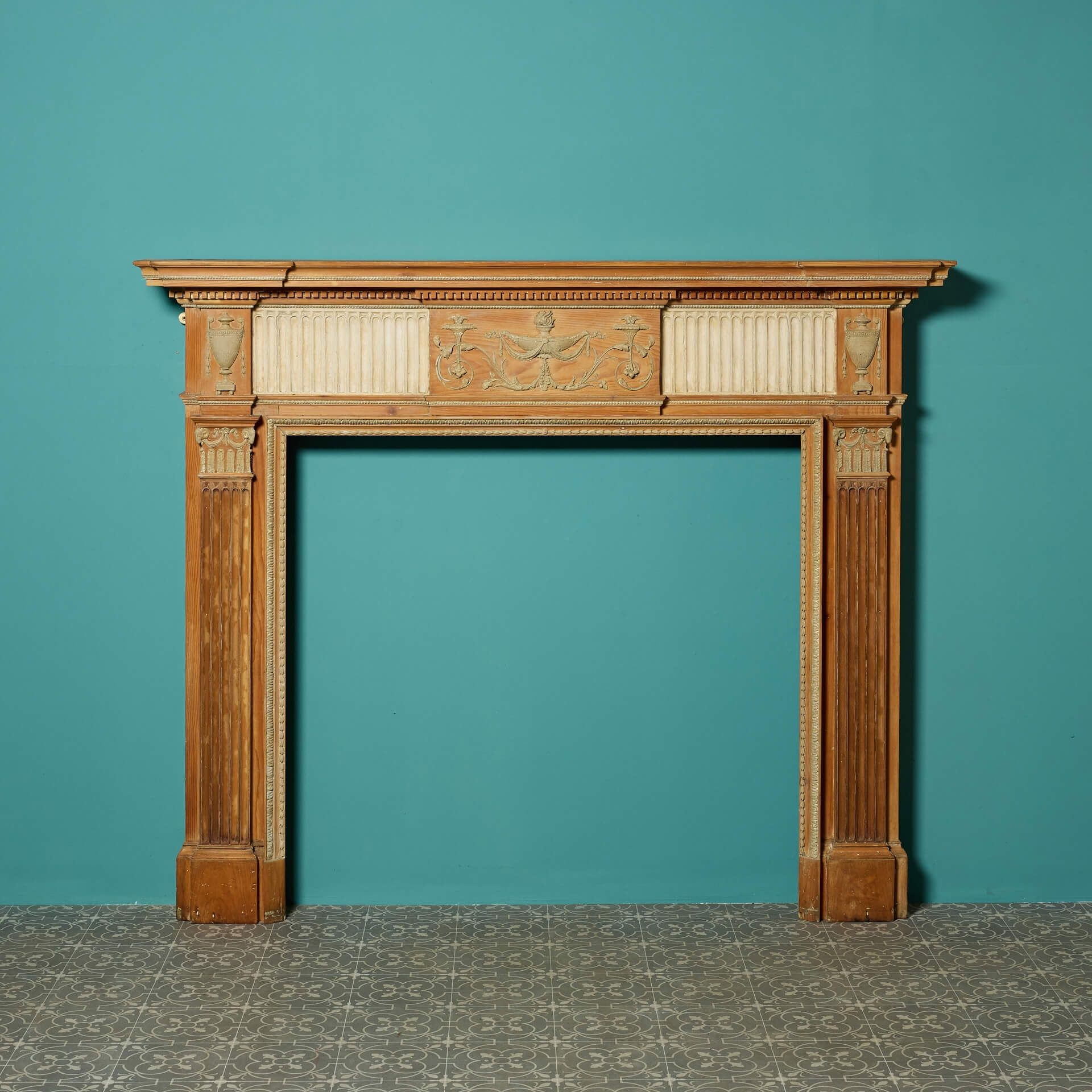 Antique Georgian Pine Fire Surround | UK Architectural Heritage