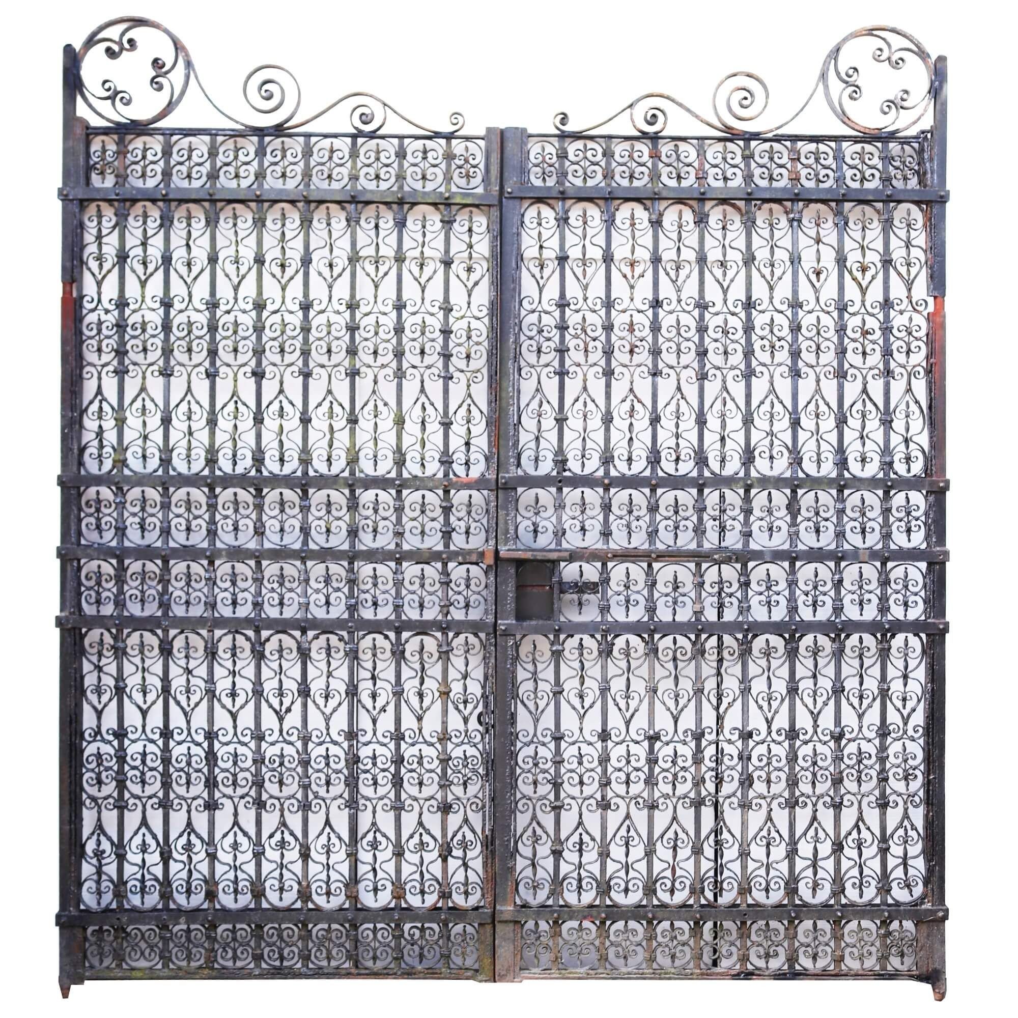 Tall Set of Antique Georgian Style Driveway Gates 295 cm (9’ 6”) | UK ...