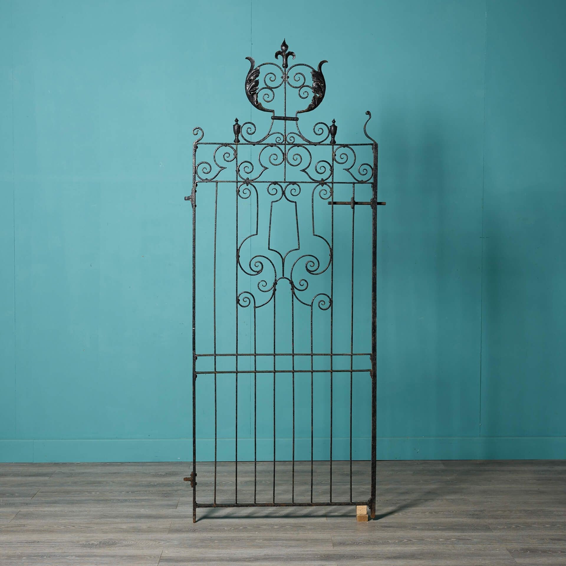 Tall Antique Scottish Wrought Iron Pedestrian Gate | UK Architectural ...