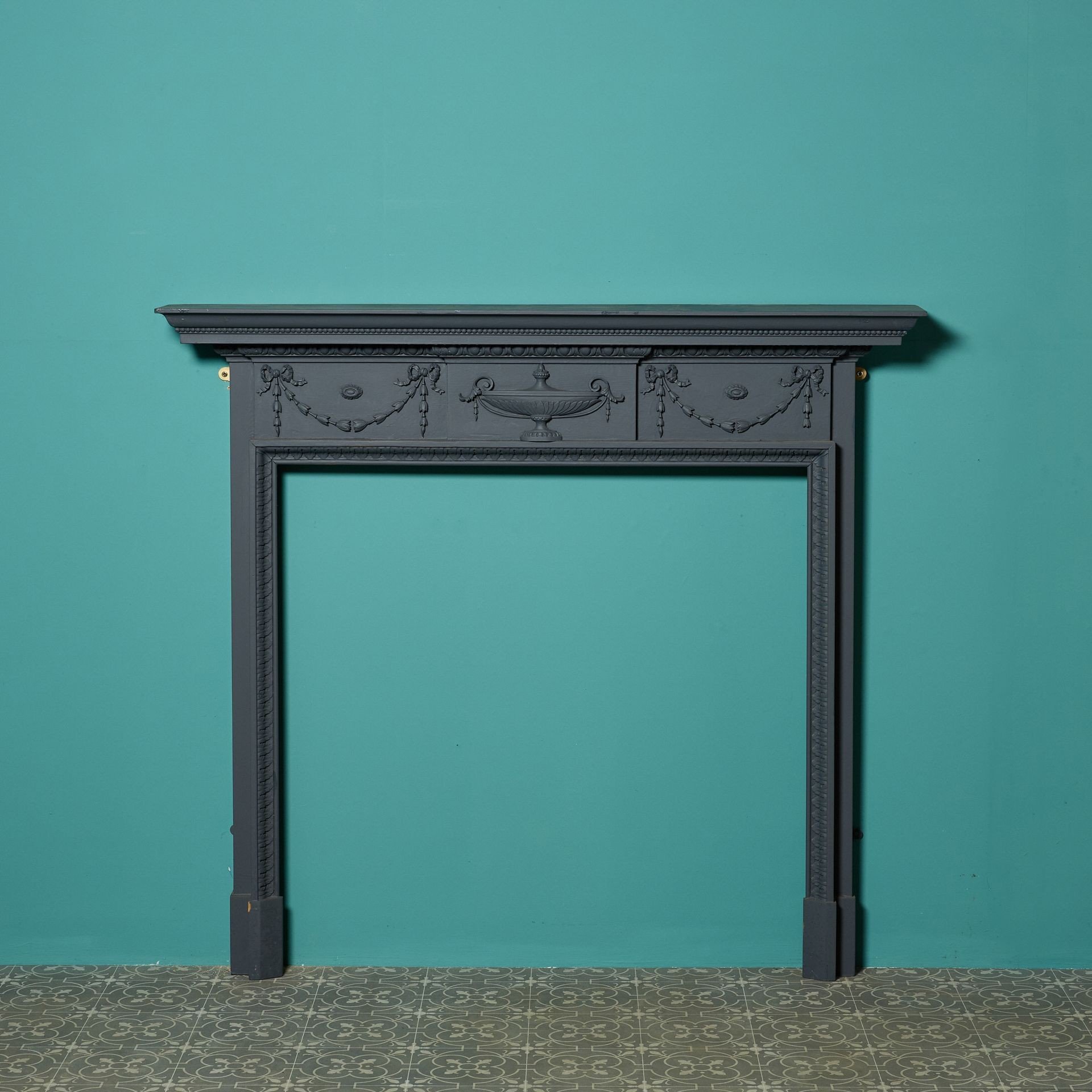 Reclaimed Adam Style Carved Pine Fire Surround | UK Architectural Heritage
