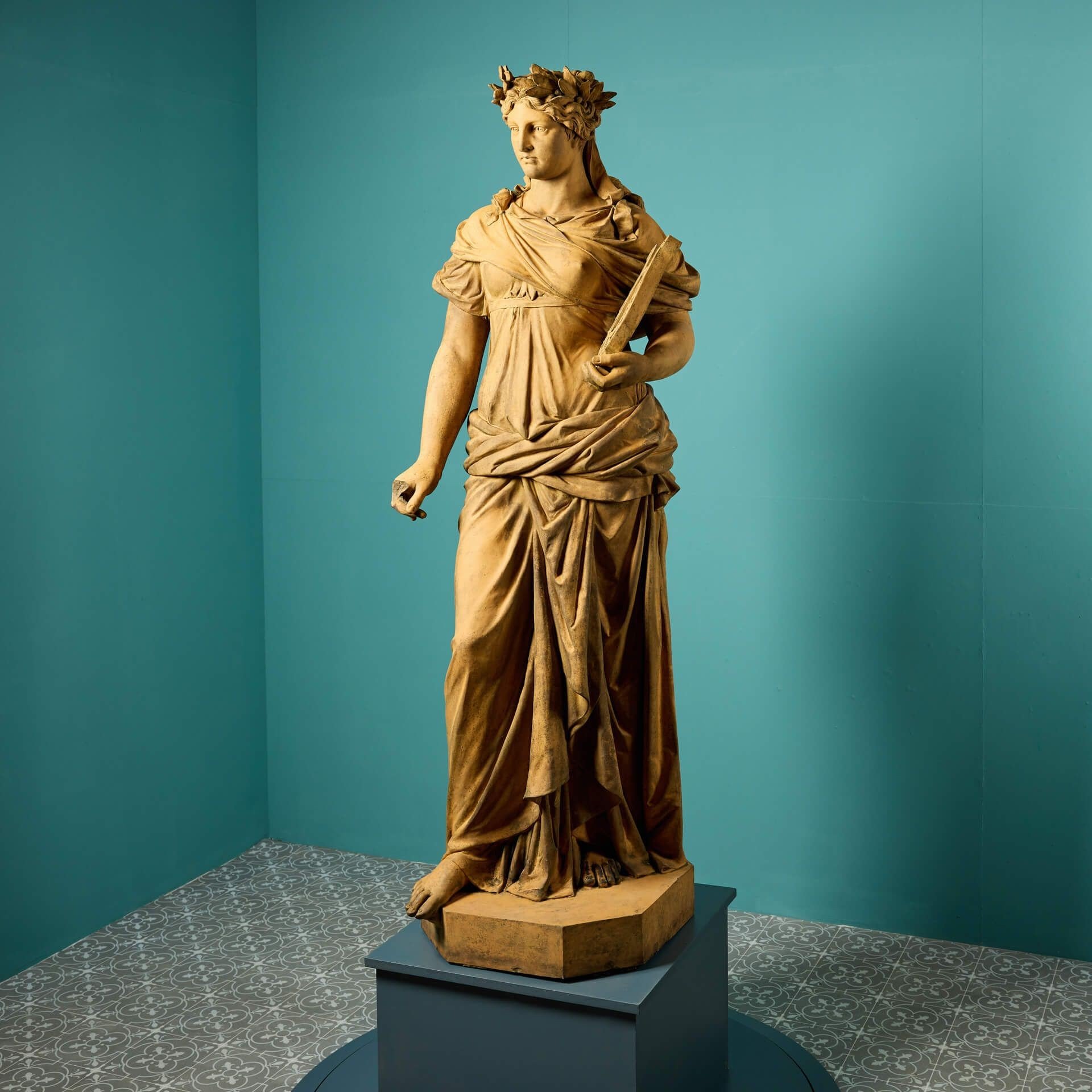 Life-size Terracotta Erato Statue, One of the 9 Greek Muses | UK ...