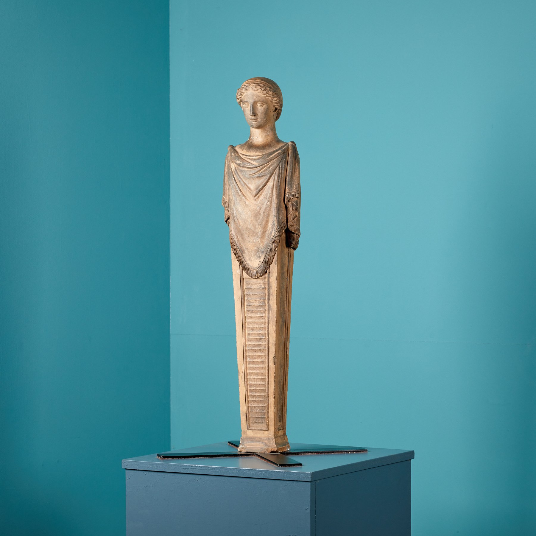 Coade Stone Mounted Caryatid Sculpture | UK Architectural Heritage