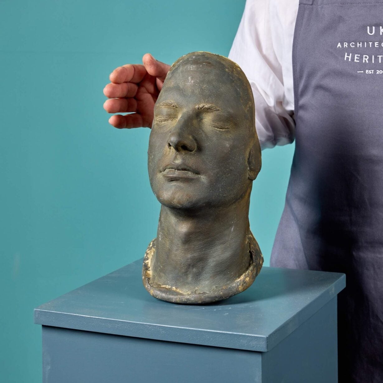 Bronzed Life Face Cast of a Male Ex. Tucker Collection | UK ...