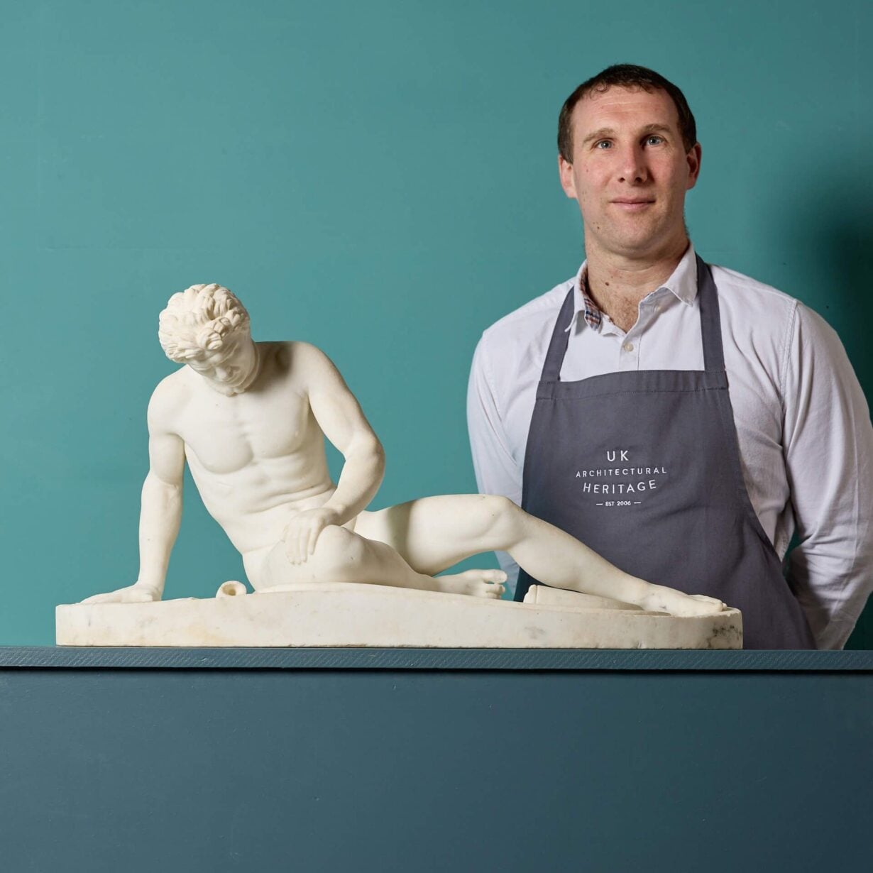 Statuary Marble Sculpture of The Dying Gaul After the Antique | UK ...